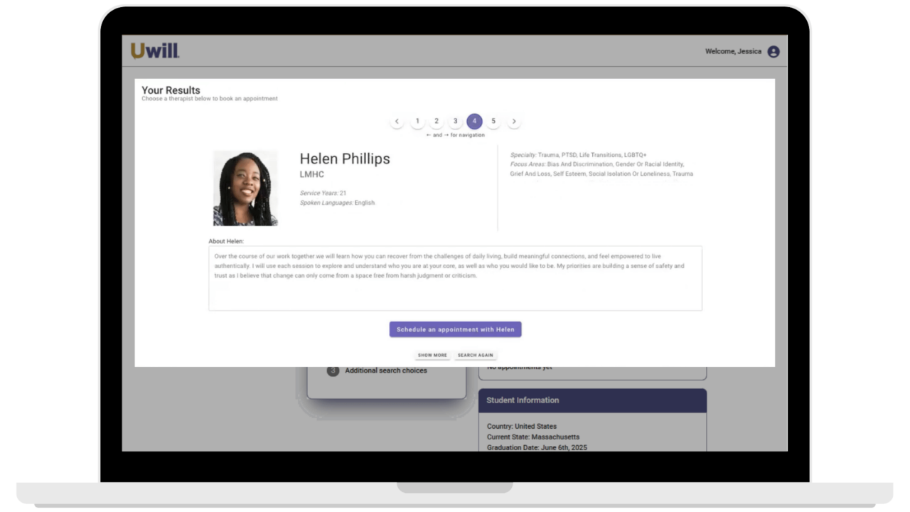 How to Register With Uwill & Book Your First Appointment · Uwill
